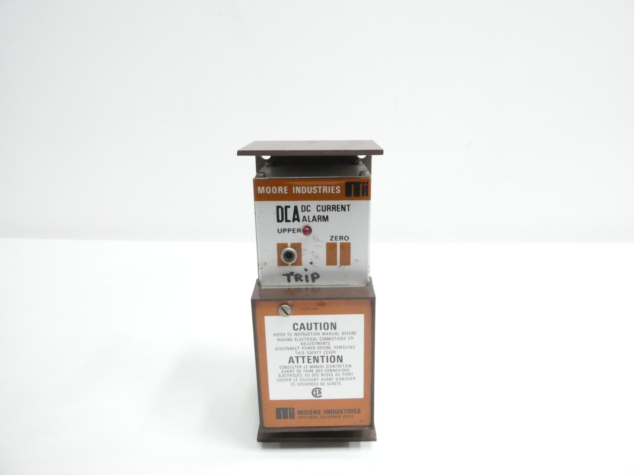 MOORE DCA/4-20MA/SH1/117AC/-AD-TX DC CURRENT ALARM OTHER PLC AND DCS ...