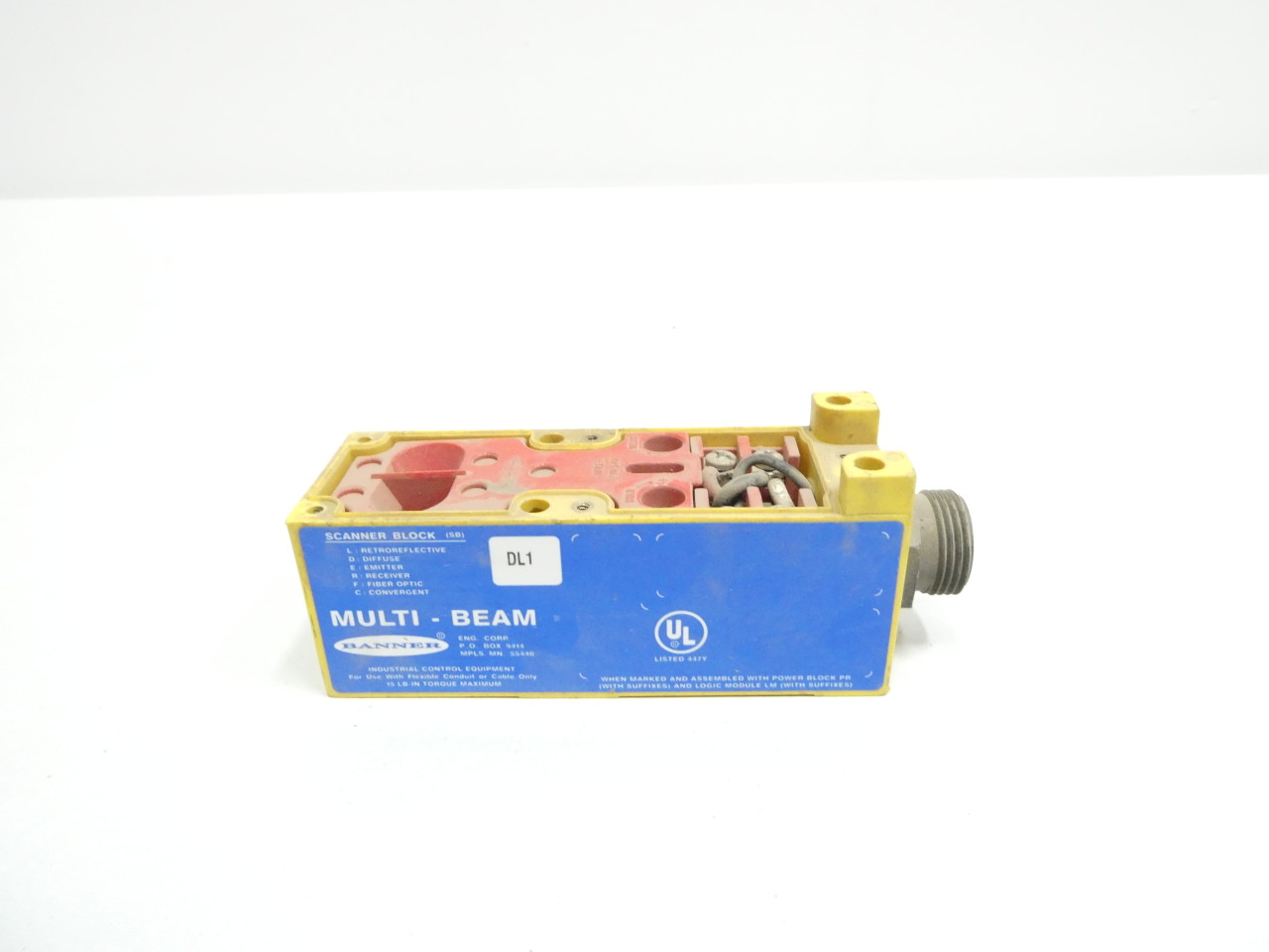 BANNER DL1 MULTI-BEAM SCANNER BLOCK OTHER SENSOR - MRO INDUSTRIAL