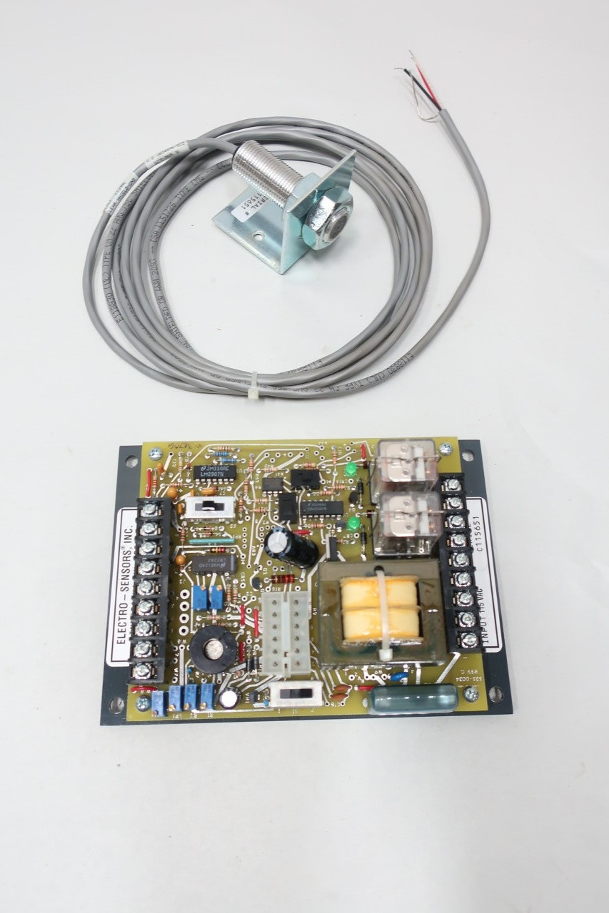 ELECTRO-SENSORS DSP-12C 115V-AC PCB CIRCUIT BOARD - MRO INDUSTRIAL