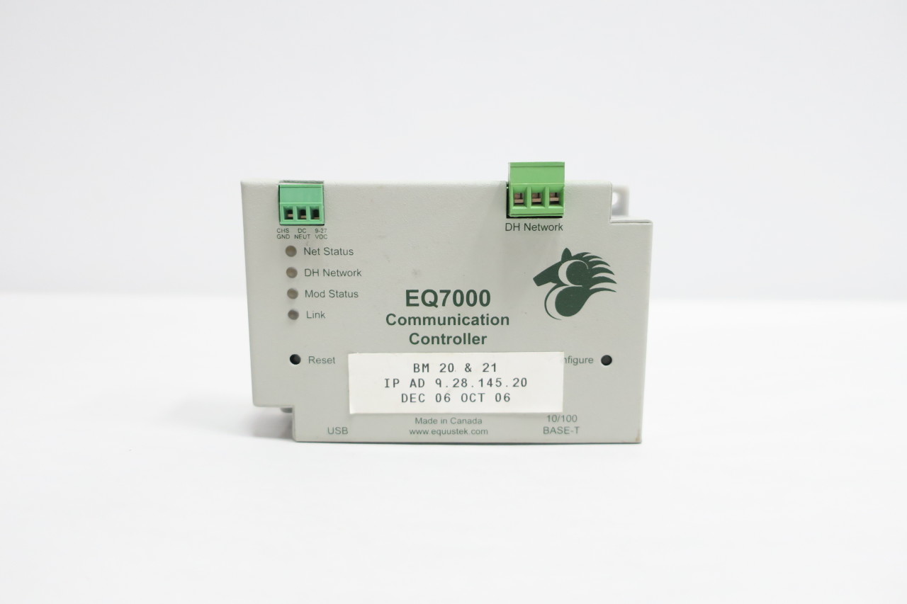 EQUUSTEK EQ7000 ETHERNET AND COMMUNICATION MODULE - MRO INDUSTRIAL