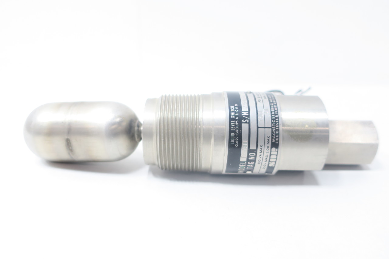 SOR ES-1500 LIQUID LEVEL 250V-AC FLOAT SWITCH - MRO INDUSTRIAL