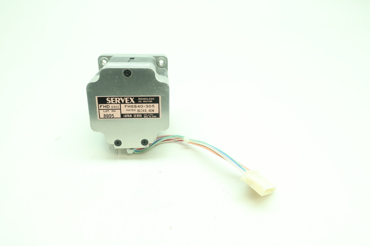 SERVEX FH6S40-305 BRUSHLESS DC 40W 24V-DC SERVO MOTOR - MRO INDUSTRIAL