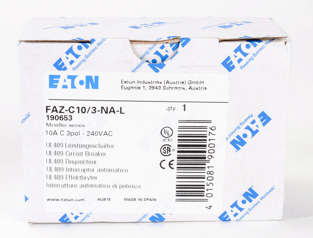 Eaton FAZ-C10-3-NA-L - EZControles