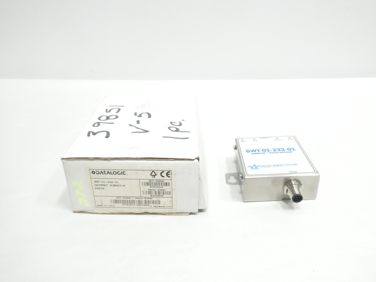 DATALOGIC GWY-01-232-01 SUBNET16 RS232 GATEWAY ETHERNET AND ...