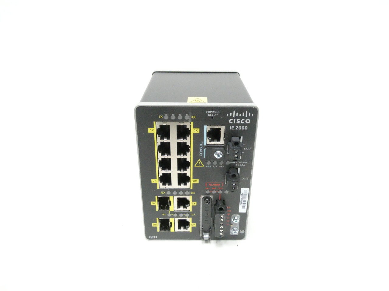CISCO IE-2000-8TC-L V01 SWITCH 24V-DC ETHERNET AND COMMUNICATION MODULE ...