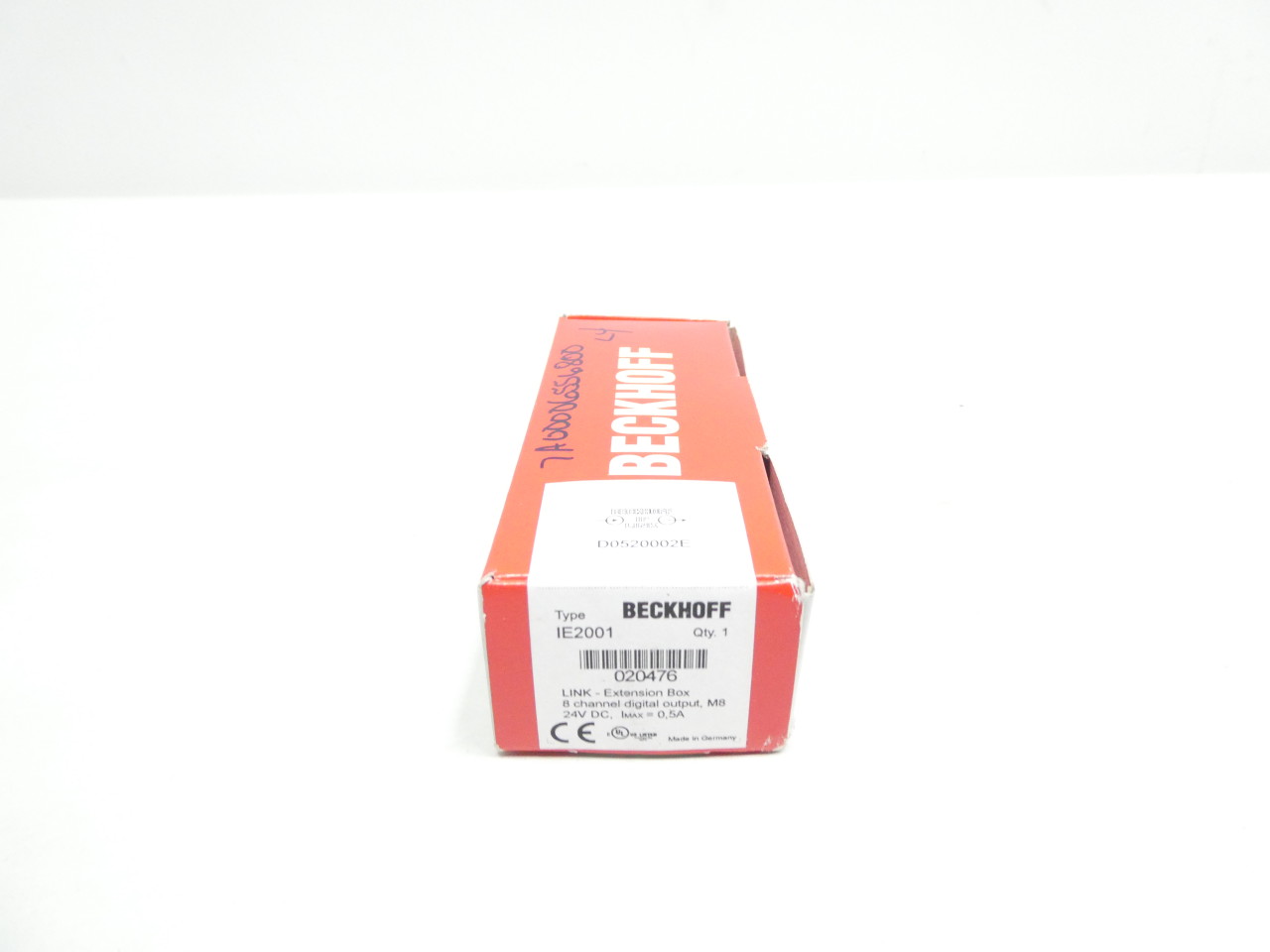 BECKHOFF IE2001 CHANNEL DIGITAL INPUT MODULE - MRO INDUSTRIAL