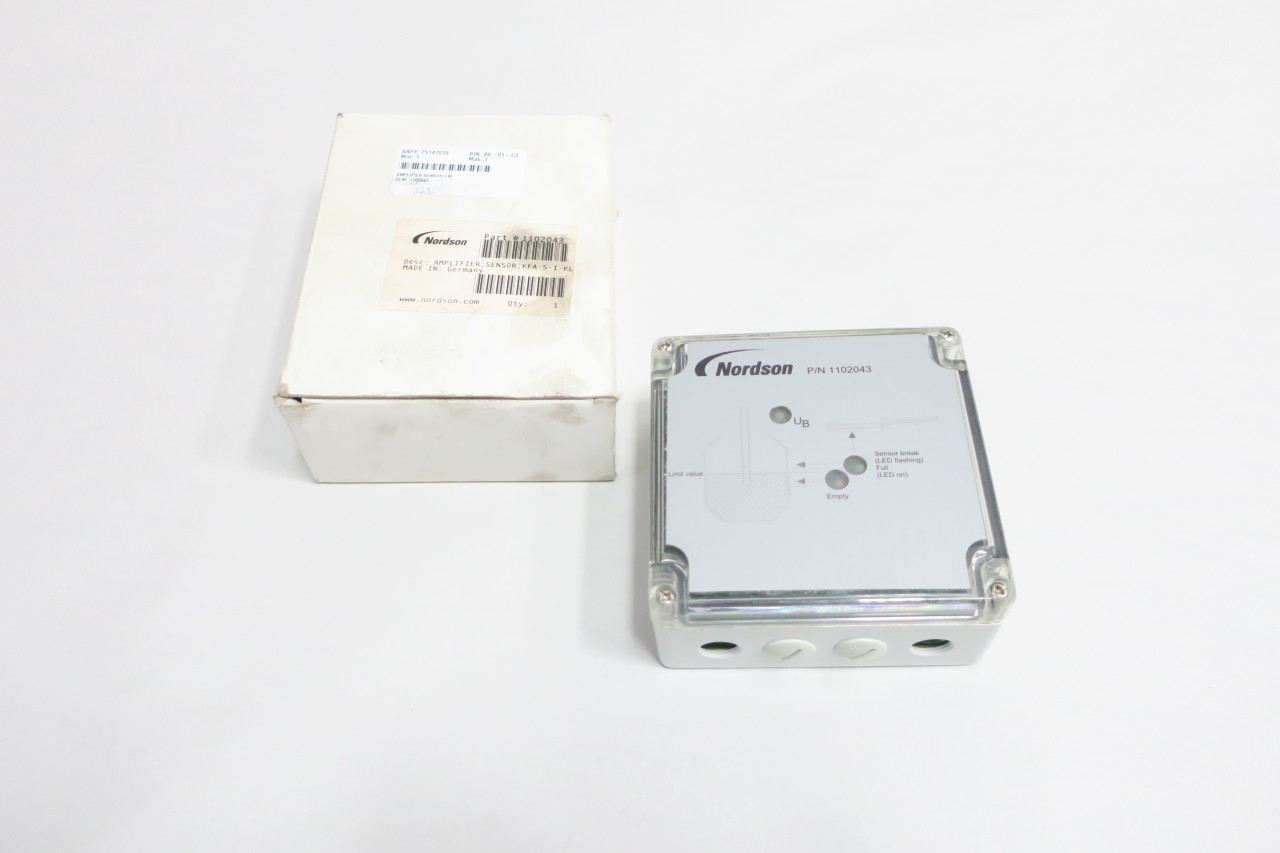NORDSON KFA-5-1-I-KL-PG9 1102043 OTHER SENSOR - MRO INDUSTRIAL