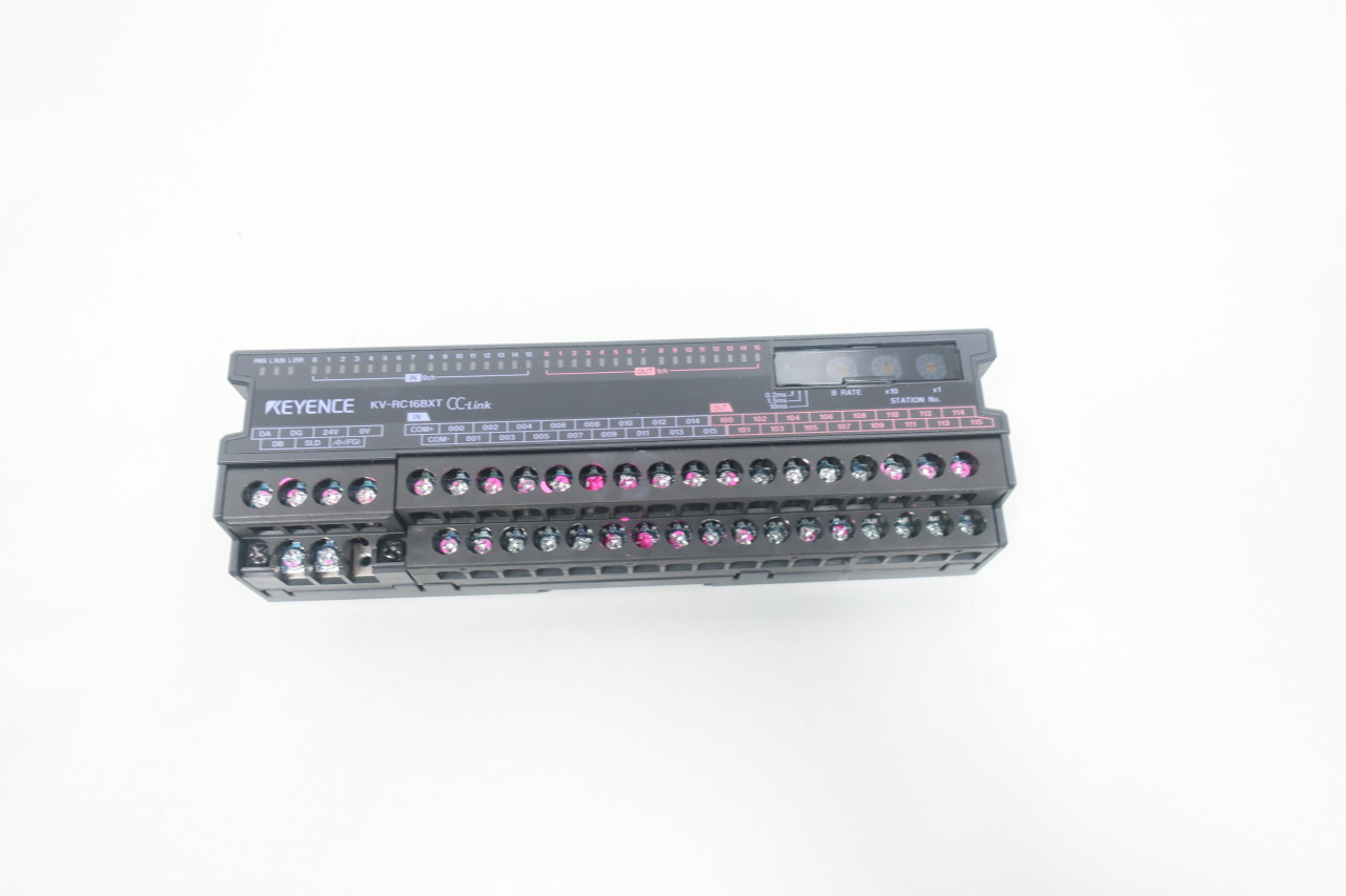 KEYENCE KV-RC16BXT CC-LINK I/O MODULE - MRO INDUSTRIAL
