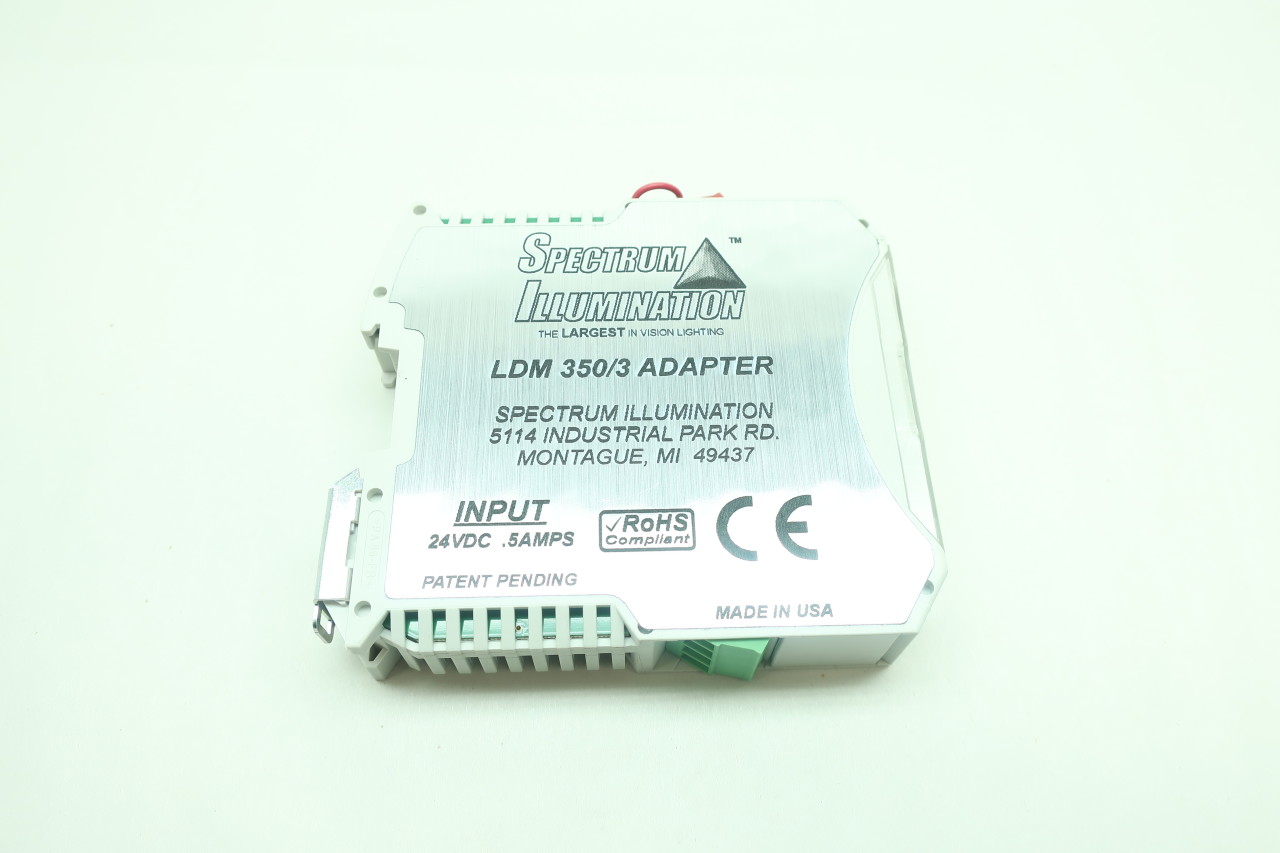 SPECTRUM ILLUMINATION LDM 350/3 ADAPTER 24V-DC OTHER PLC AND DCS MODULE ...