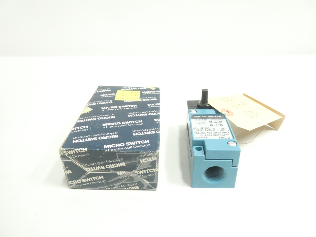 HONEYWELL LSA1A MDL B MICRO SWITCH HEAVY DUTY 600V-AC LIMIT SWITCH ...