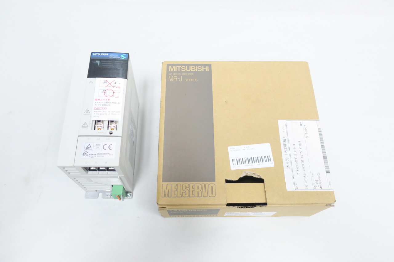 MITSUBISHI MR-J2S-60CL J2-SUPER 200-230V-AC 170V-AC 3PH 600W SERVO ...