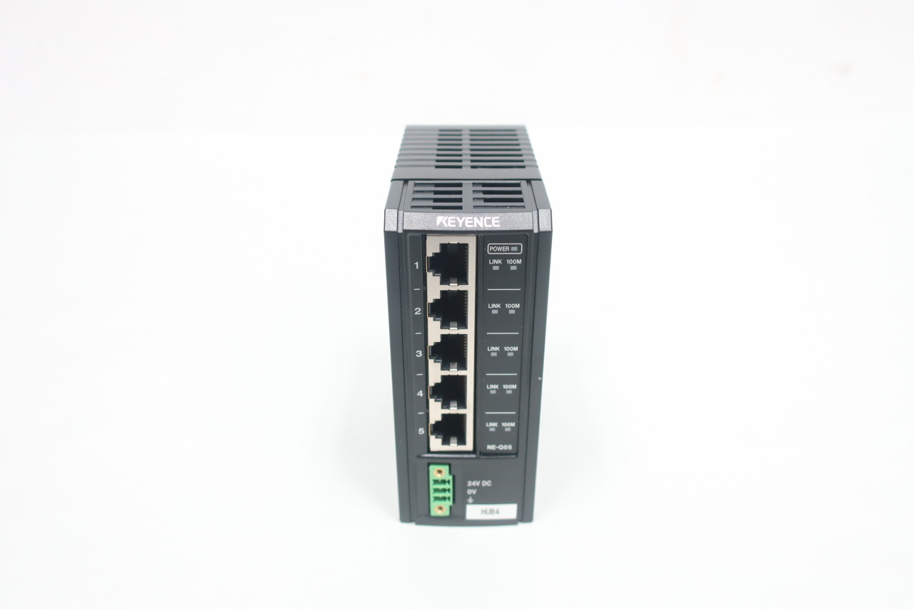 KEYENCE NE-Q05 SWITCH 24V-DC ETHERNET AND COMMUNICATION MODULE - MRO ...