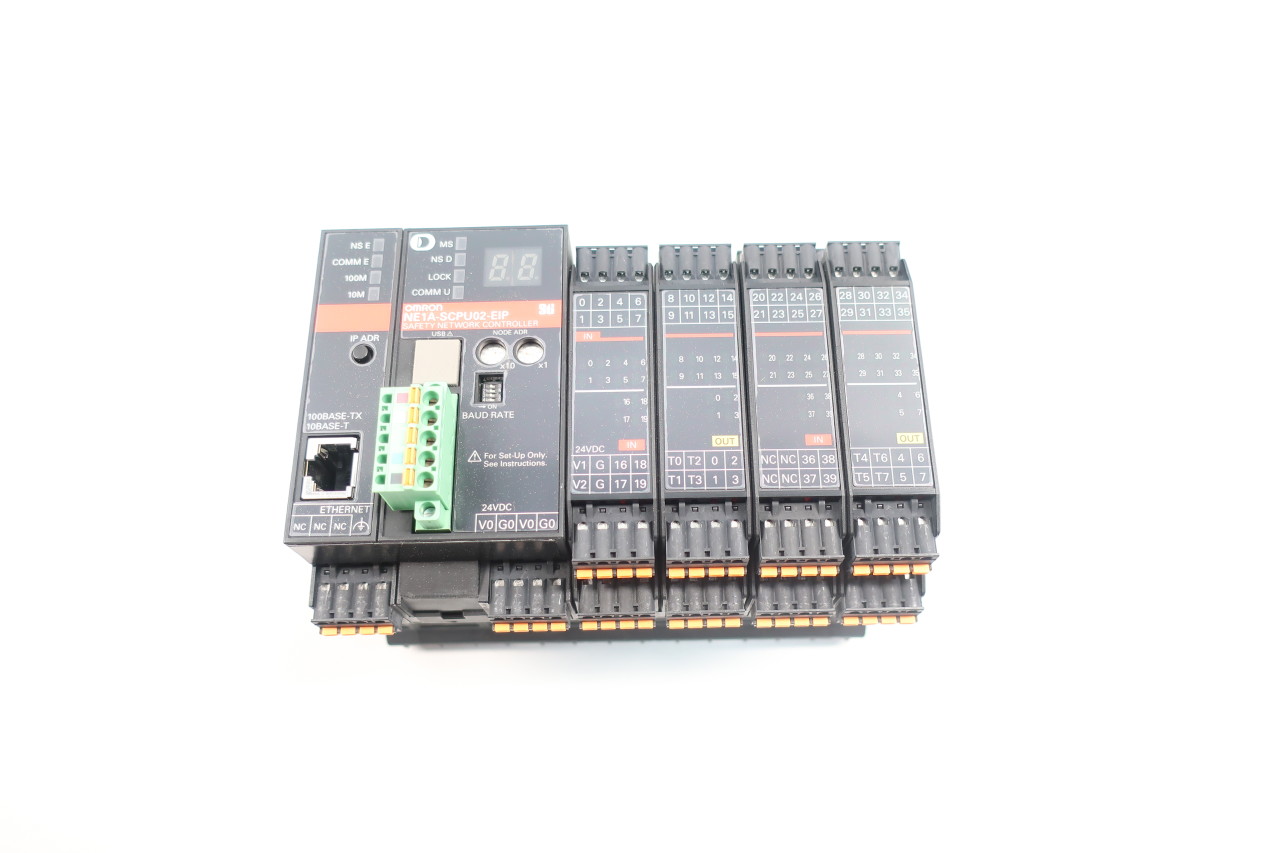 OMRON NE1A-SCPU02-EIP SAFETY NETWORK CONTROLLER MODULE - MRO INDUSTRIAL