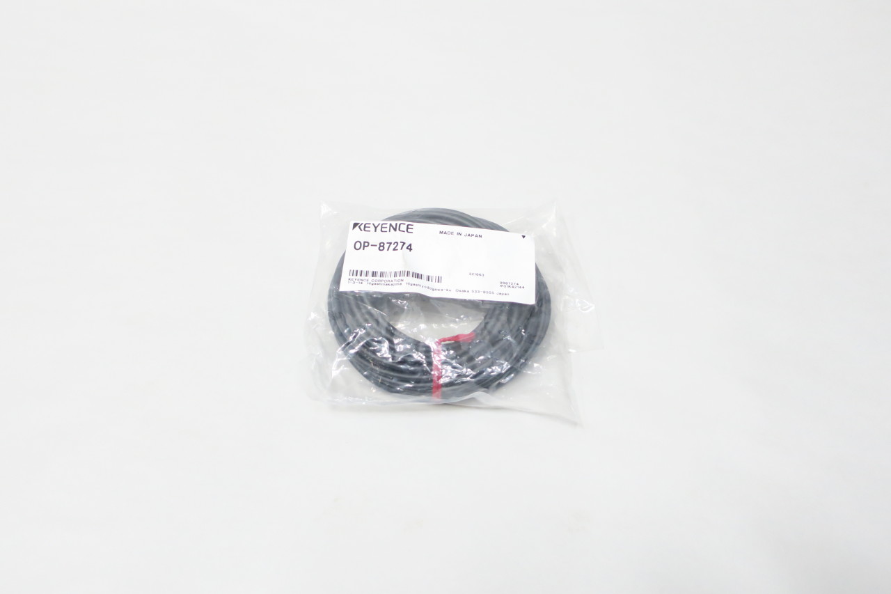 KEYENCE OP-87274 CONNECTOR 10M CORDSET CABLE - MRO INDUSTRIAL