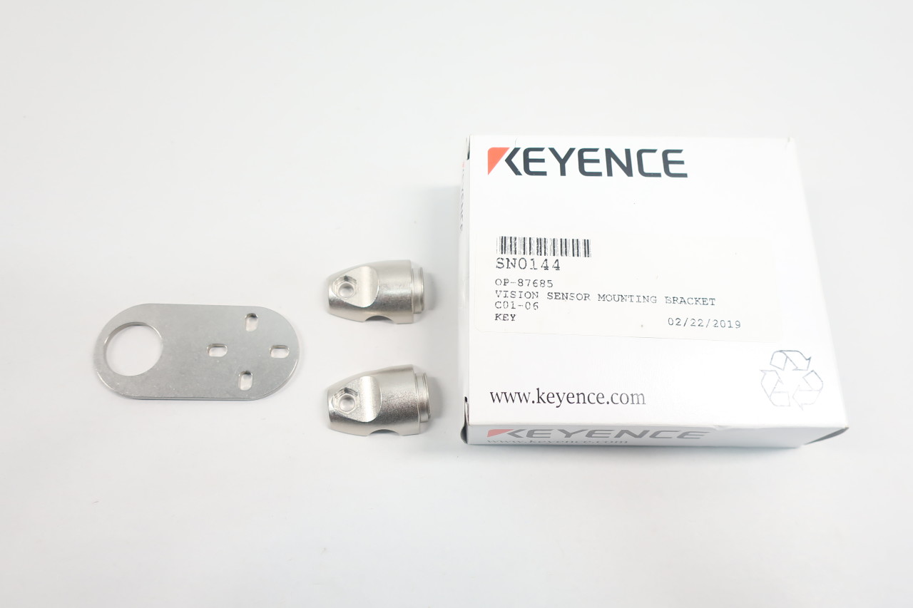 KEYENCE OP-87685 ADJUSTABLE BRACKET KIT SENSOR PARTS AND ACCESSORY ...