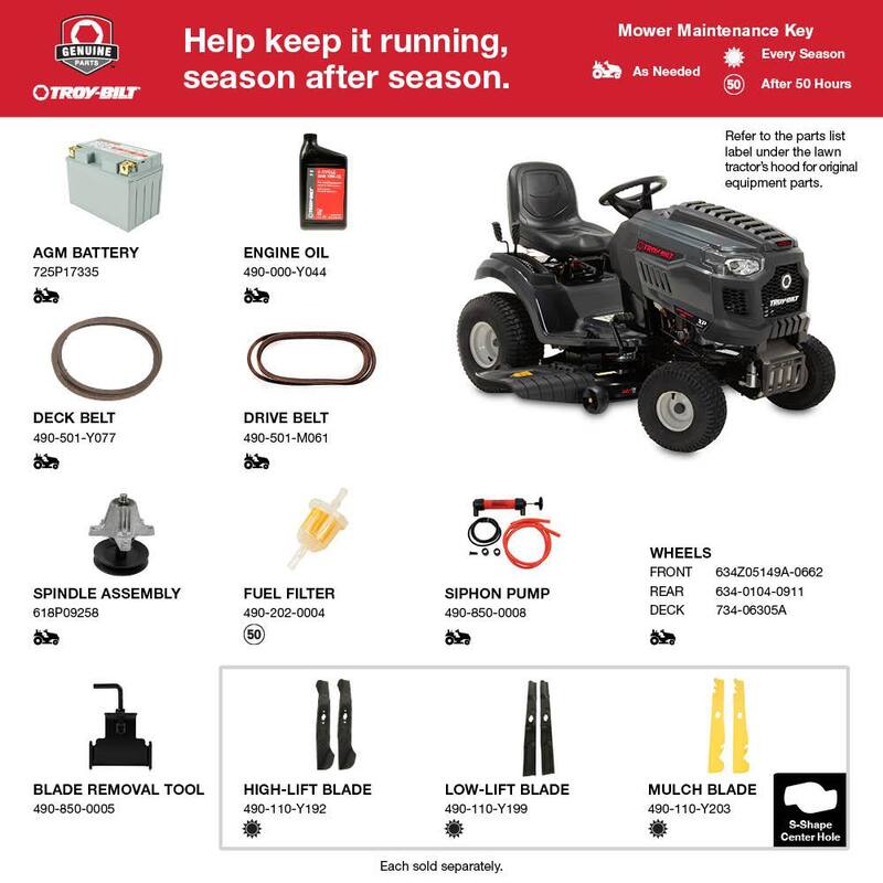 Troy-Bilt Super Bronco XP 46 in. Fabricated Deck 22 HP V-Twin Kohler ...