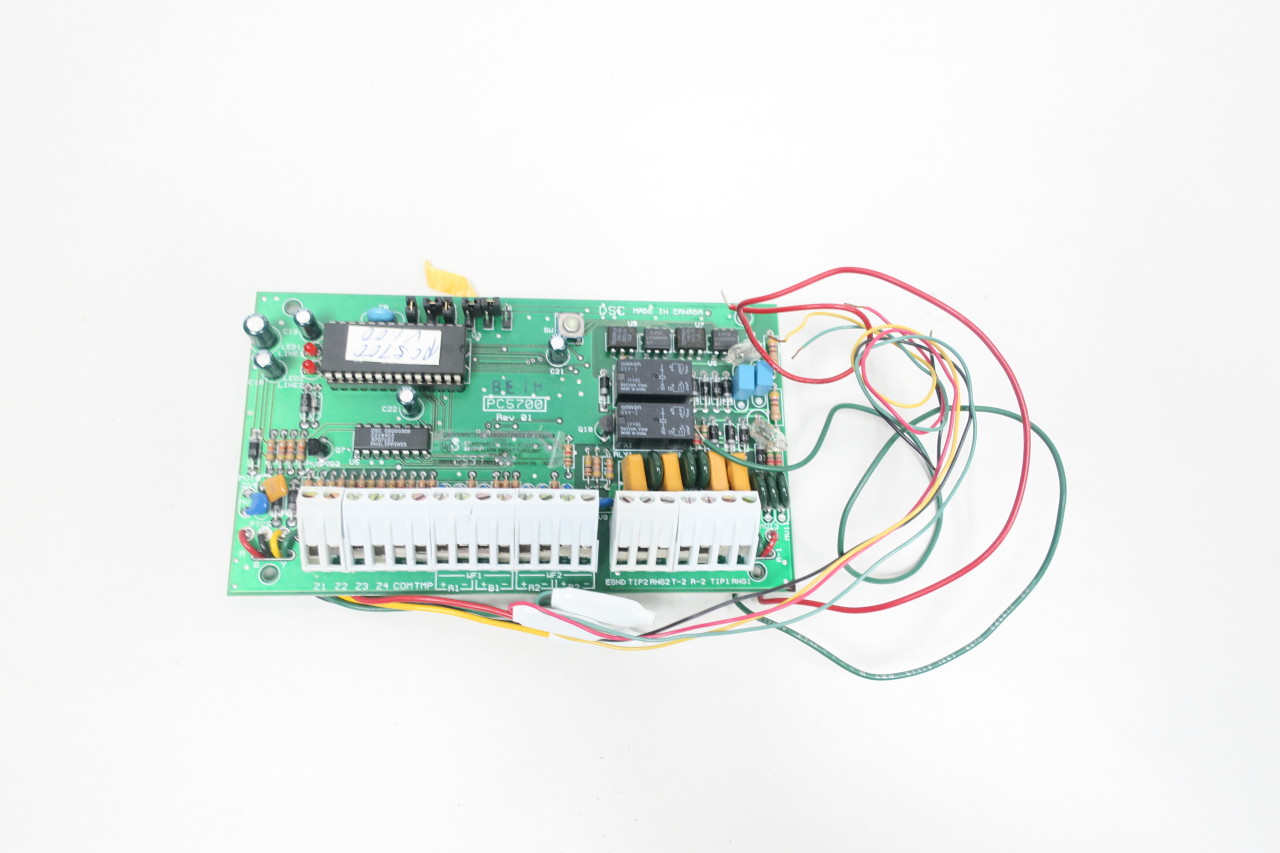 DSC PC5700 POWERSERIES FIRE/BURG DUAL PHONE LINE MODULE REV 01 PCB ...