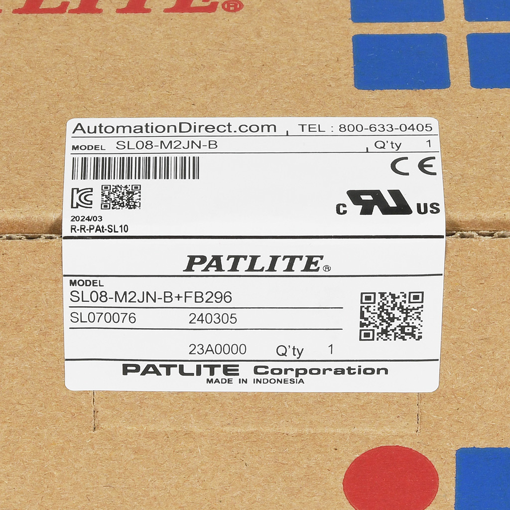 Patlite SL08-M2JN-B - EZControles