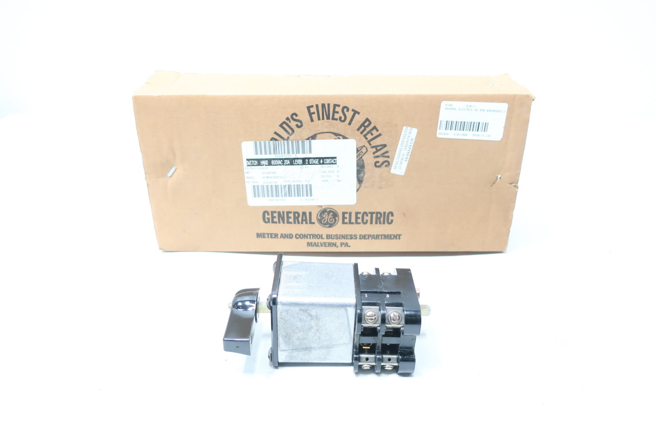 GENERAL ELECTRIC GE SBM B3E08S2A1L1 ROTARY CAM SWITCH - MRO INDUSTRIAL