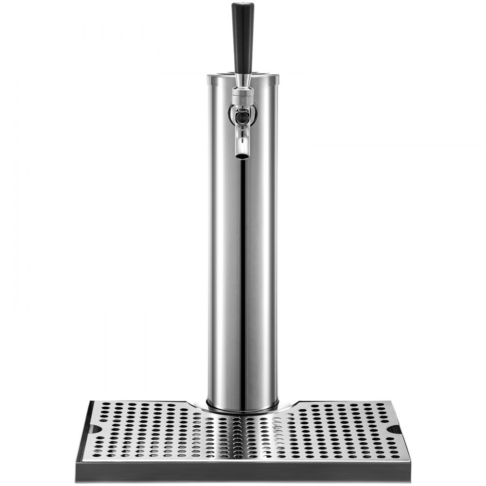 VEVOR Beer Tower, Single Faucet Kegerator Tower, Stainless Steel Draft ...