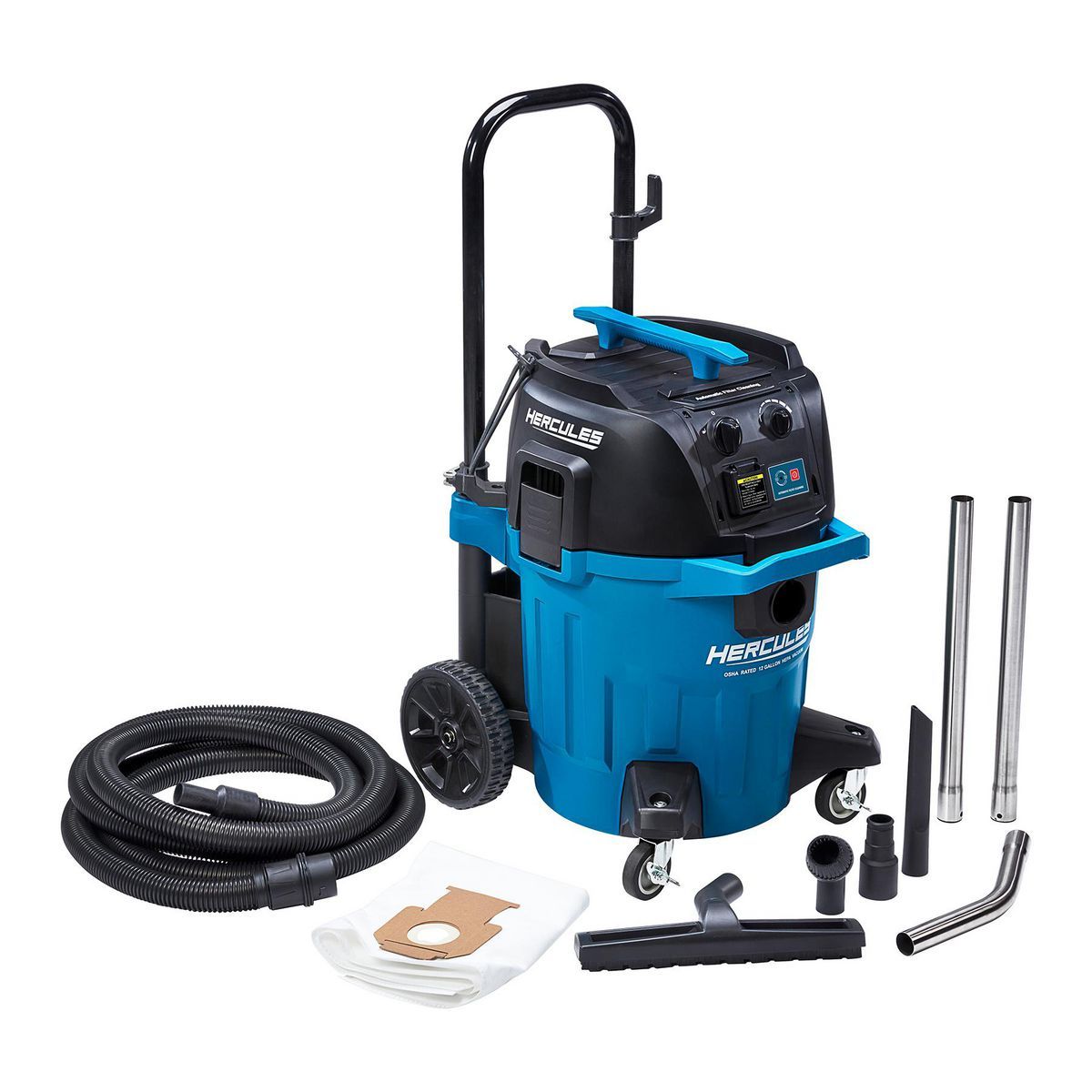 Extractor de polvo Hercules de 12 galones cumpliendo con normas de OSHA ...
