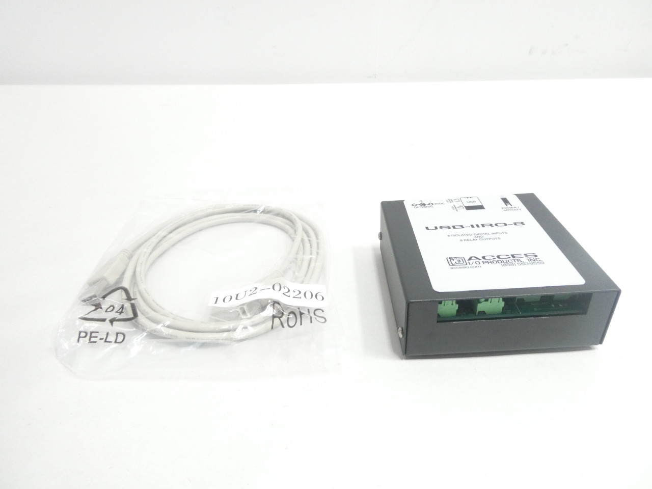 ACCESS I/O PRODUCTS USB-IIRO-8 8 ISOLATED INPUT 8 FORM C RELAY OUTPUT USB MODULE I/O MODULE ...