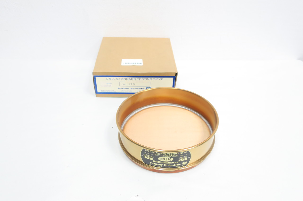 PREISER SCIENTIFIC 170 STANDARD TESTING SIEVE 90MICROMETER TEST ...