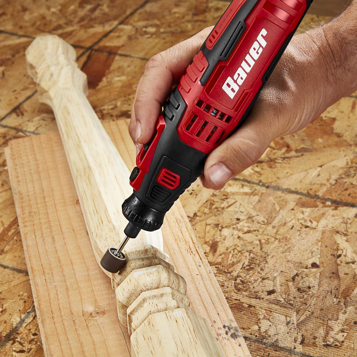 Kit de herramientas rotativas inalámbricas Bauer 8V de velocidad ...