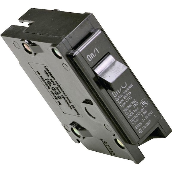 Eaton Cutler-Hammer Circuit Breaker, BR Series, 15A, 1 Pole, 120/240V ...