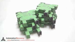 PHOENIX CONTACT PLC-BSC-24DC/21-21 - QTY 7, PLC RELAY BASE, 2967015 ...