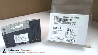 CREVIS ST-3424, FIELDBUS I/O SYSTEM, 4-CHANNEL ANALOG INPUT MODULE ...