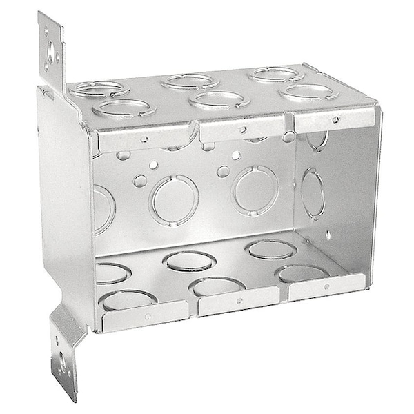 Southwire Electrical Box, 65 cu in, Masonry Box Type, 3 Gangs, Steel ...