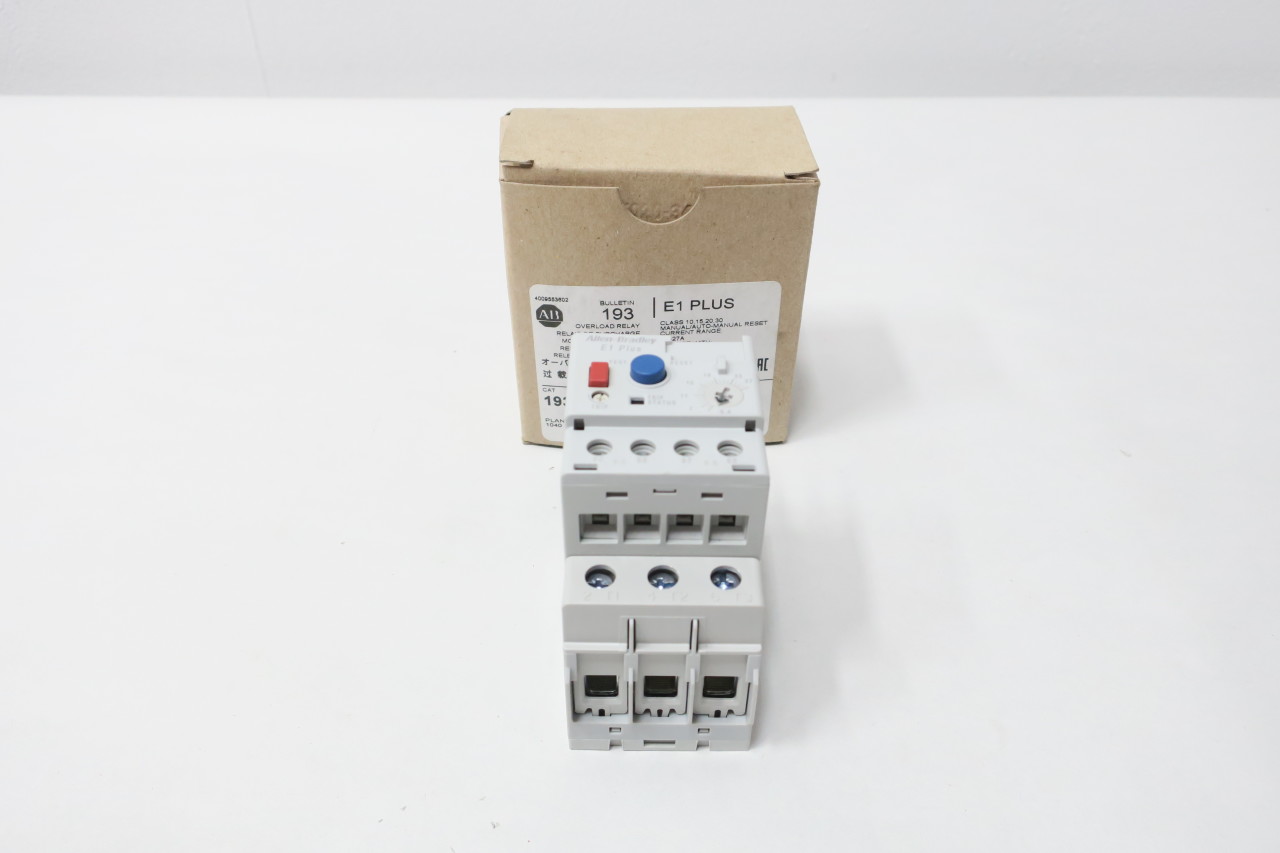 ALLEN BRADLEY 193-EEEB 5.4-27A AMP OVERLOAD RELAY - MRO INDUSTRIAL