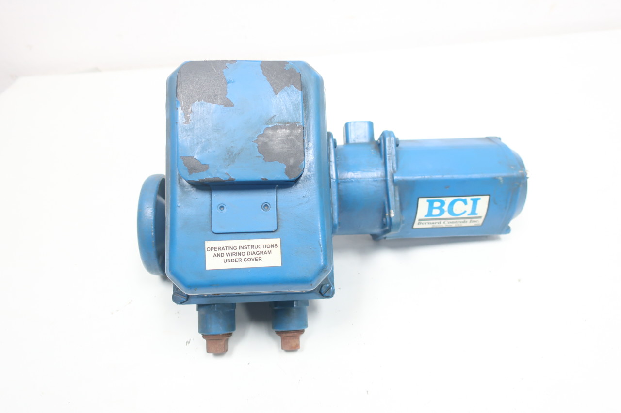 BERNARD 0A8MG-025-95014 115V-AC ELECTRIC VALVE ACTUATOR - MRO INDUSTRIAL