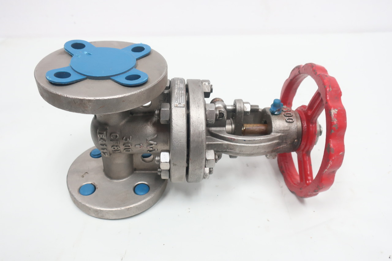 WARREN 1306WA MANUAL 300 STAINLESS FLANGED 1IN WEDGE GATE VALVE - MRO ...