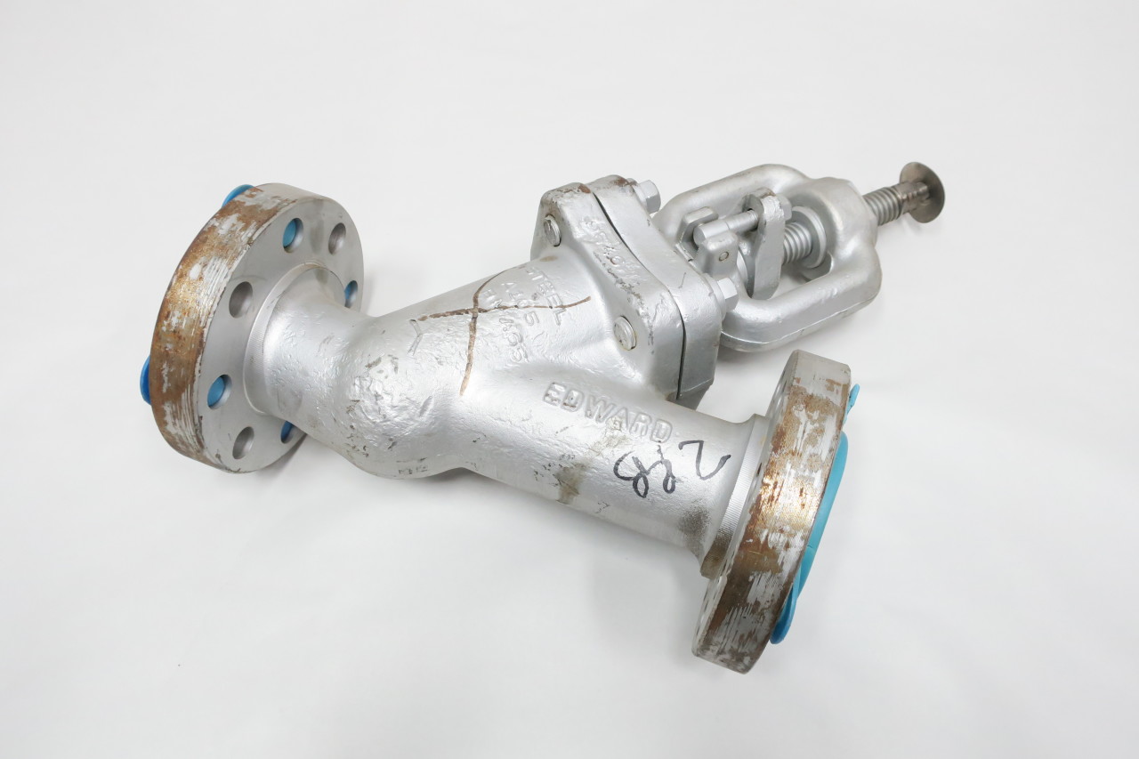 EDWARD VALVE 1641FF 600 STEEL FLANGED 2IN GLOBE VALVE - MRO INDUSTRIAL
