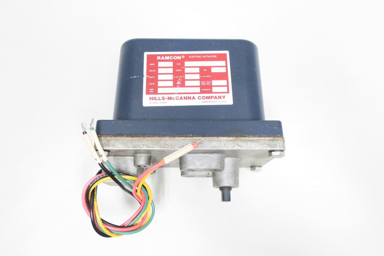 HILLS-MCCANNA 25BR4 RAMCON 115V-AC ELECTRIC VALVE ACTUATOR - MRO INDUSTRIAL