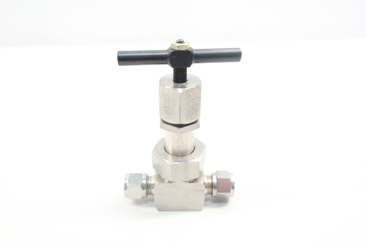 HOKE 2811G6Y MANUAL TUBE STAINLESS 3/8IN NEEDLE VALVE - MRO INDUSTRIAL