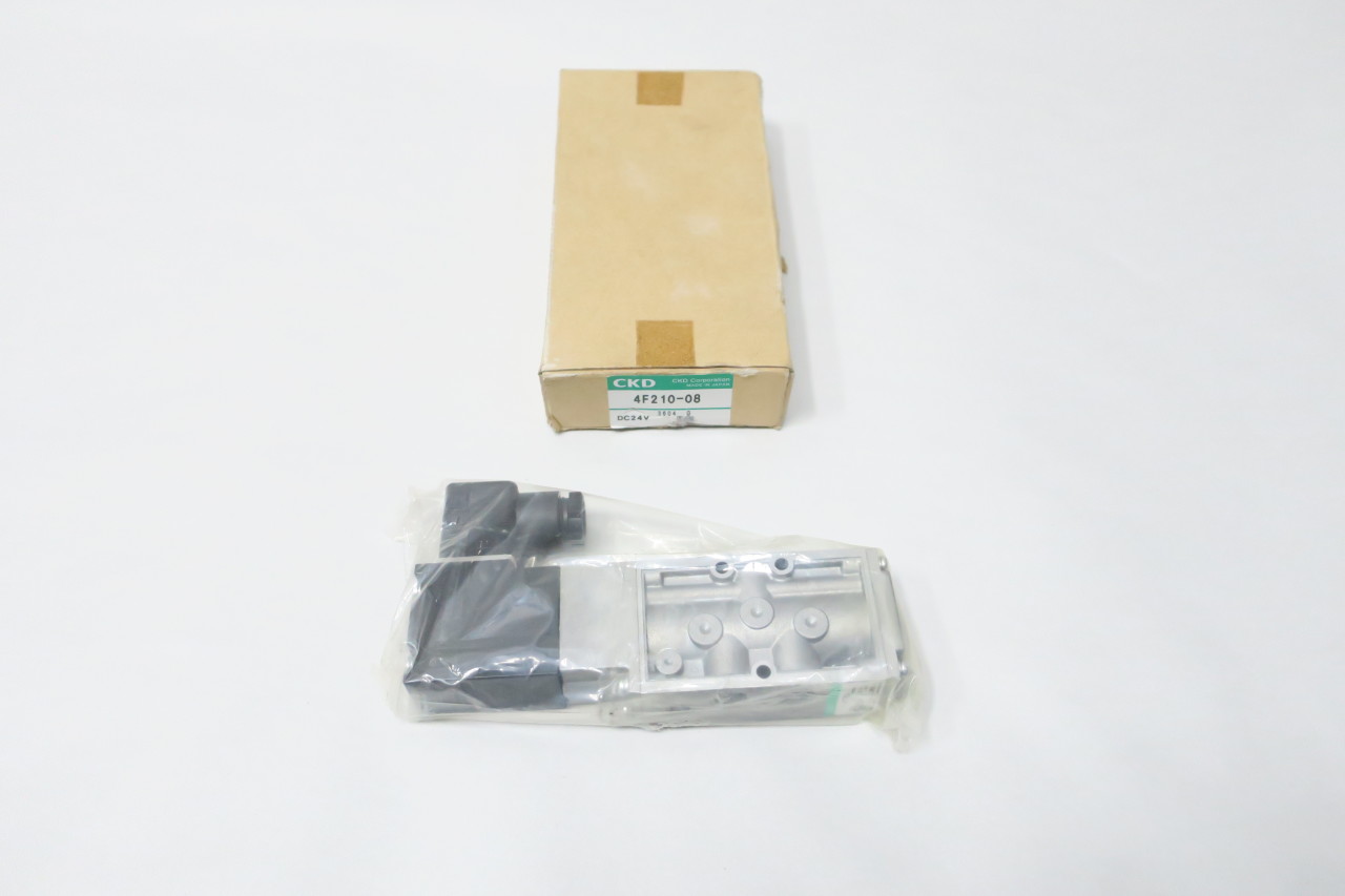 CKD 4F210-08 24V-DC 1/4IN NPT SOLENOID VALVE - MRO INDUSTRIAL