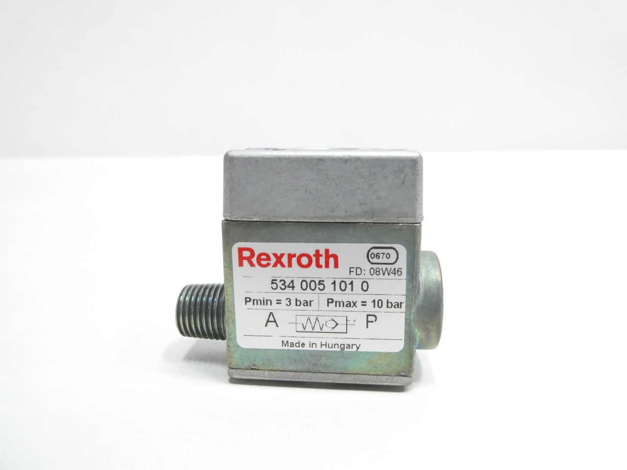 REXROTH 534 005 101 0 CHECK VALVE - MRO INDUSTRIAL