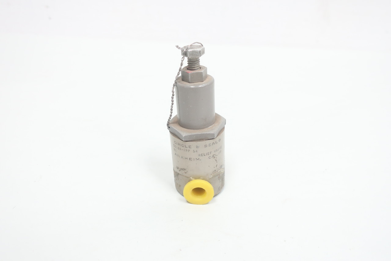 CIRCLE SEAL 5559A-2PP-54 THREADED 1/4IN NPT RELIEF VALVE - MRO INDUSTRIAL