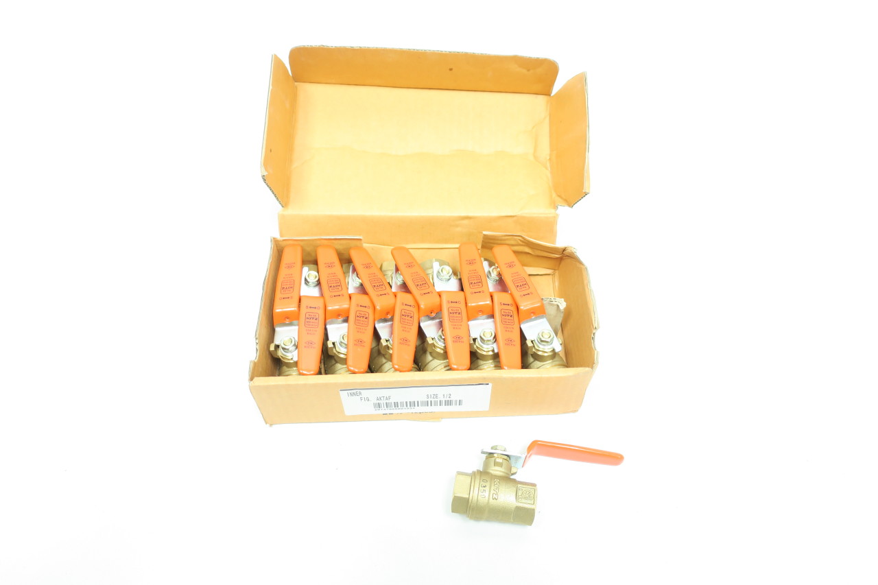KITZ 68-012 BOX OF 12 MANUAL BRONZE THREADED 1/2IN NPT BALL VALVE - MRO ...