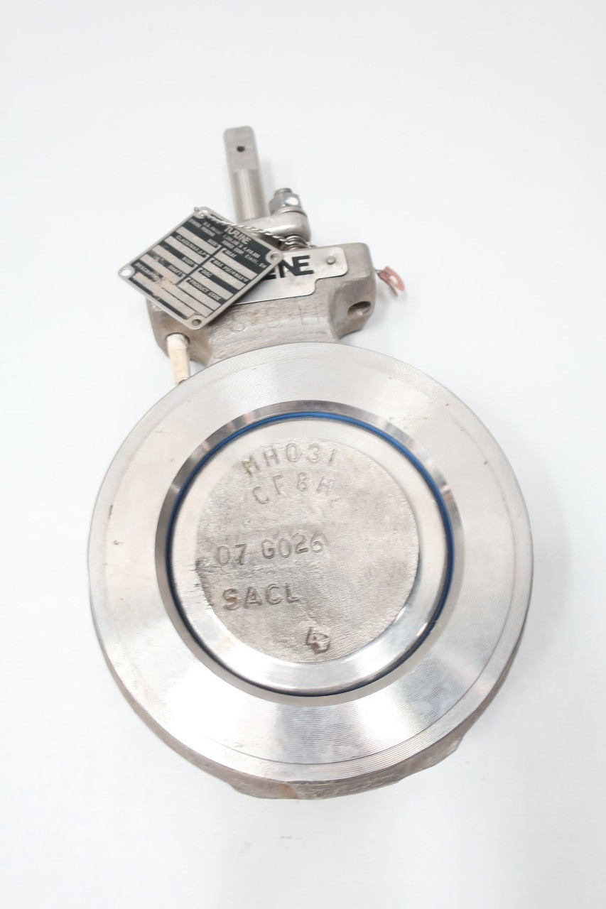 TUFLINE 801 ST2 STAINLESS 150 STAINLESS WAFER 4IN BUTTERFLY VALVE - MRO ...