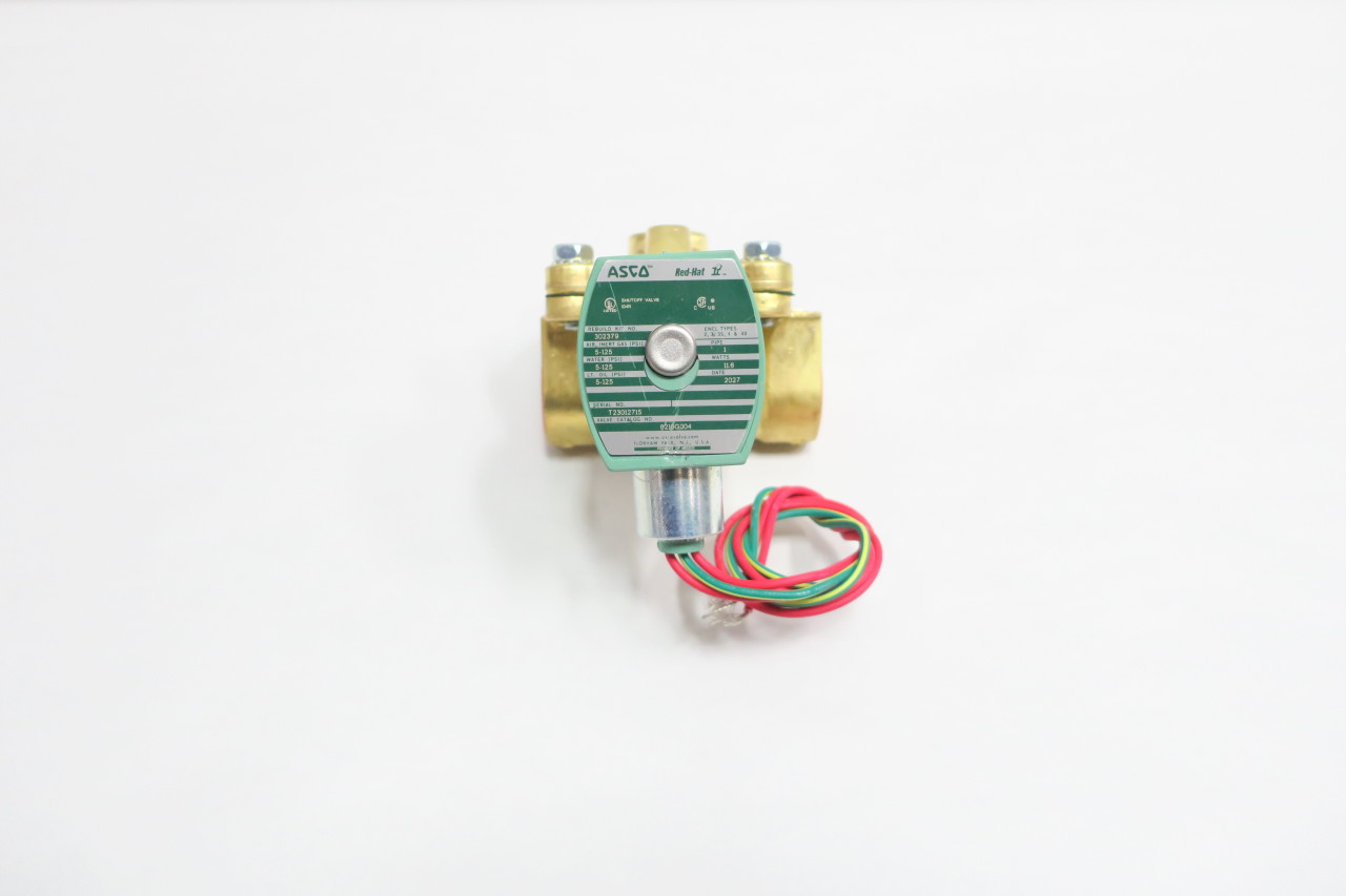 ASCO 8210G004 RED-HAT II WOG 24V-DC 1IN NPT SOLENOID VALVE - MRO INDUSTRIAL