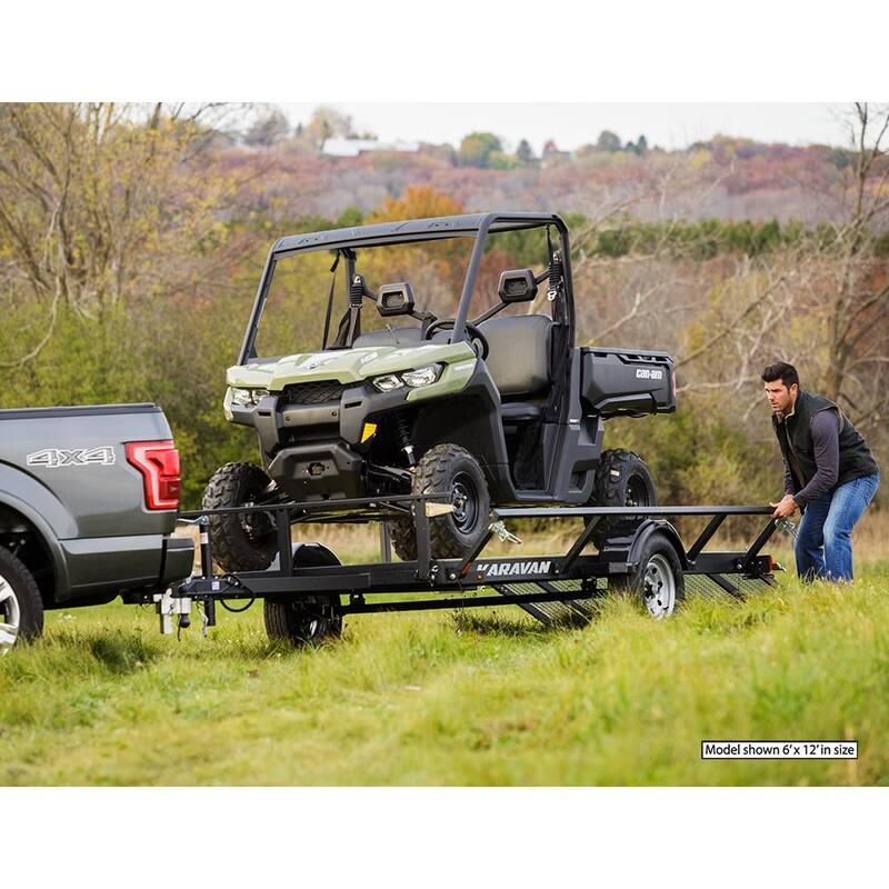Karavan 5 ft. x 8 ft. Wood Floor Utility Trailer Kit w/ Patented Pivot ...