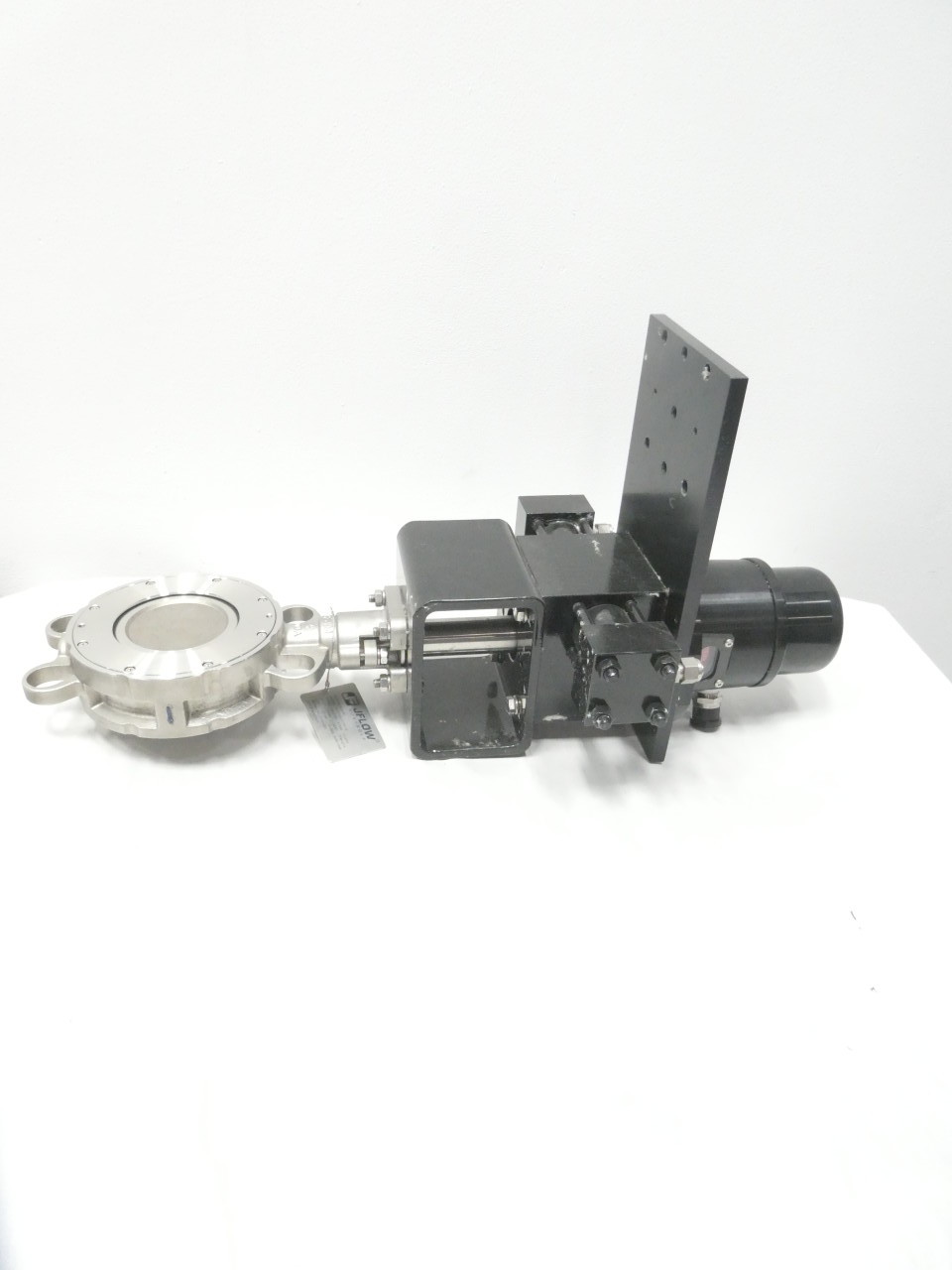 J-FLOW CONTROLS A-8234BCCCW110 PNEUMATIC 150 STAINLESS WAFER 4IN ...