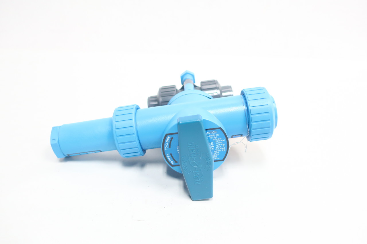 PLAST-O-MATIC ABVS075EPS-PV PNEUMATIC 3/4IN BALL VALVE - MRO INDUSTRIAL