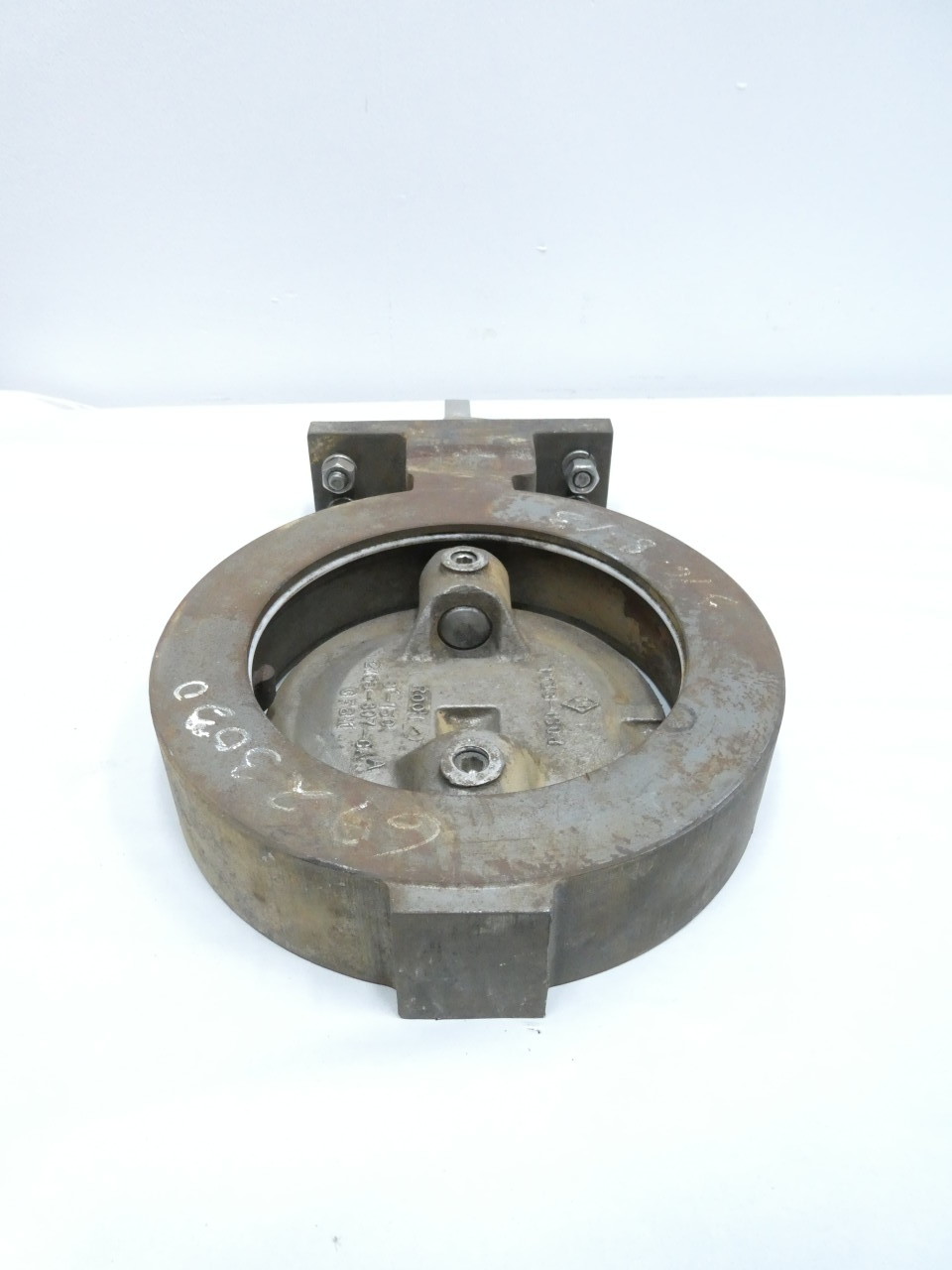 FISHER B21A POSI-SEAL STEEL 150 STAINLESS WAFER 8IN BUTTERFLY VALVE ...