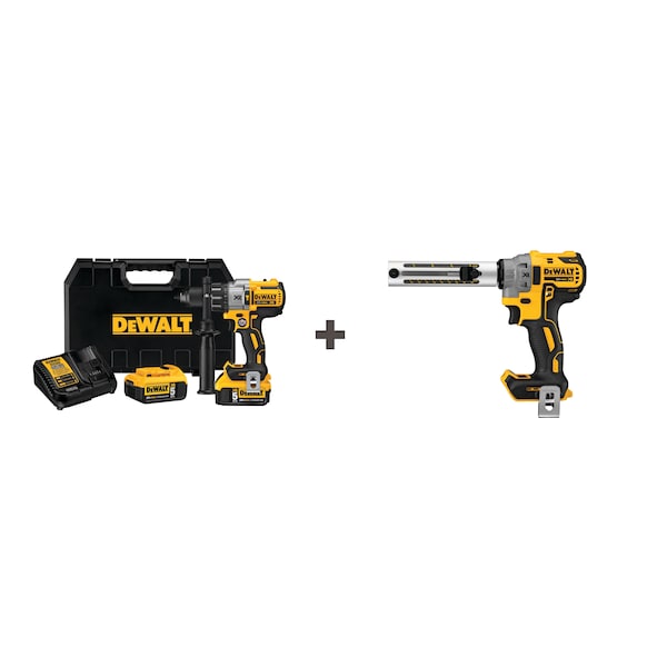 Dewalt Cordless Hmr Drill Kit w/Cable Stripper - DCD996P2/DCE151B ...