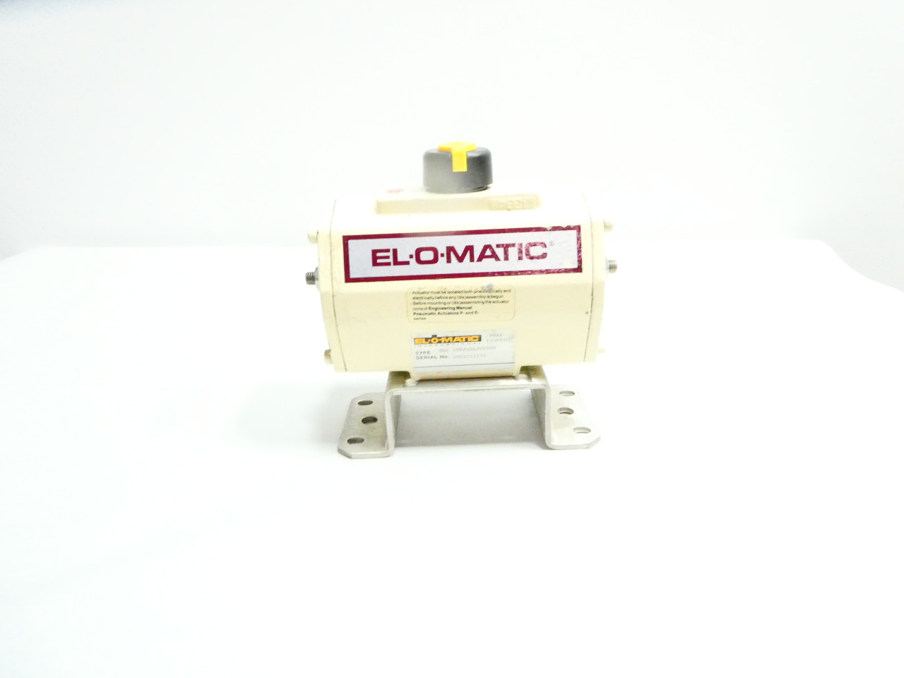 EL-O-MATIC EDA 100/DSA/VITON 120PSI PNEUMATIC VALVE ACTUATOR - MRO ...